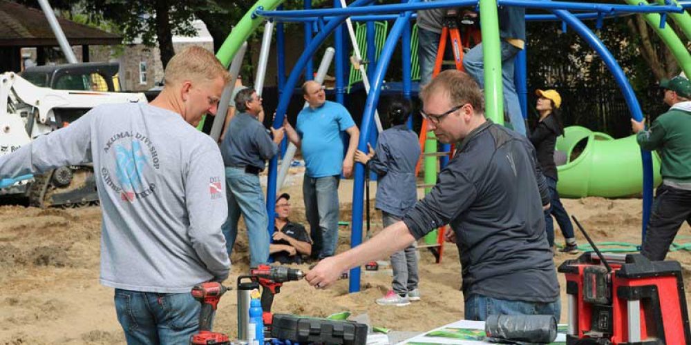 Shape Helps Build New Playground | Shape Corp.