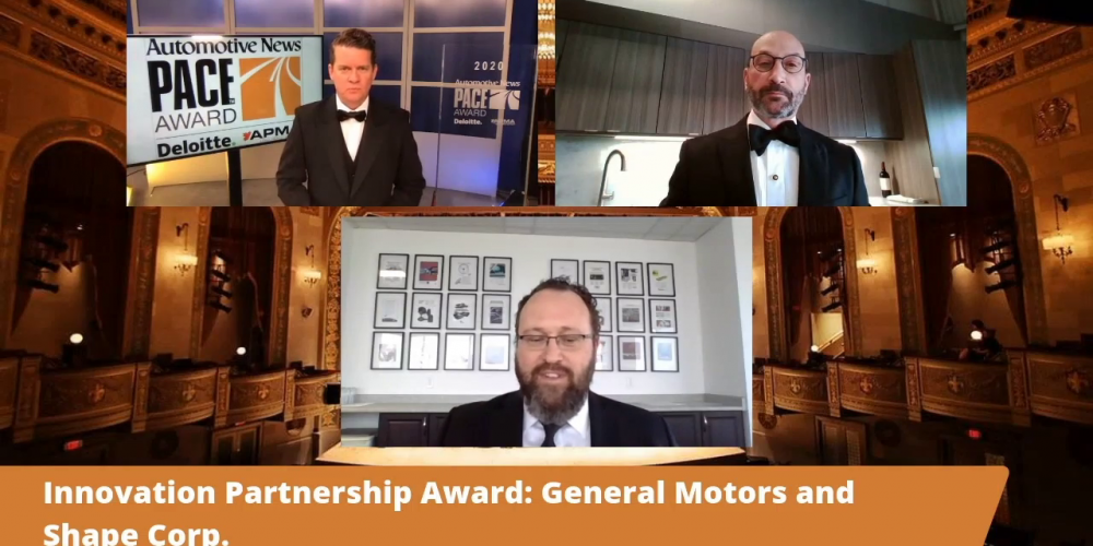 SHAPE CORP. WINS INNOVATION PARTNERSHIP AWARD FOR COLLABORATION ON ...
